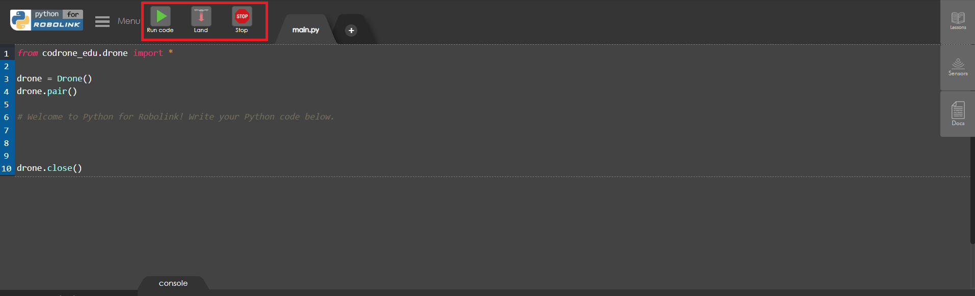 0.2 Getting Started with Python for Robolink – Robolink Basecamp